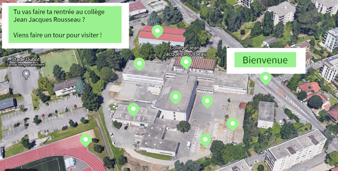 Une visite virtuelle du collège – Collège Jean-Jacques Rousseau
